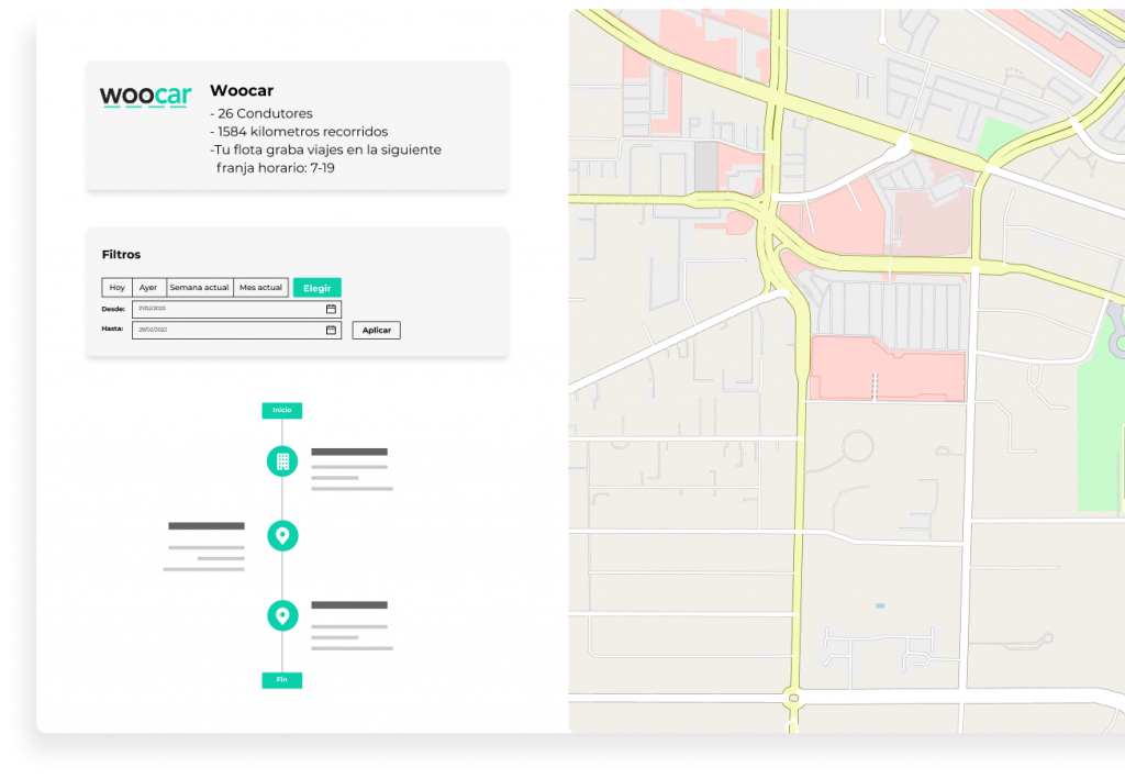 Woocar – Plataforma para gestion de flotas